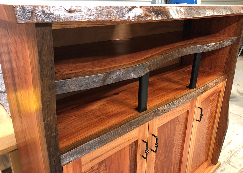 Live Edge Entertainment Unit - Tuckers Lane 4x4 Drawers & Furniture